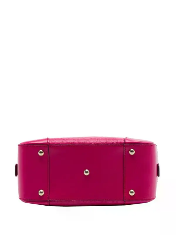 Gucci Diamante Bright Calfskin Satchel