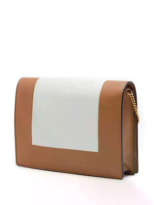 Celine 2017 Leather Frame Wallet On Chain Crossbody Bag