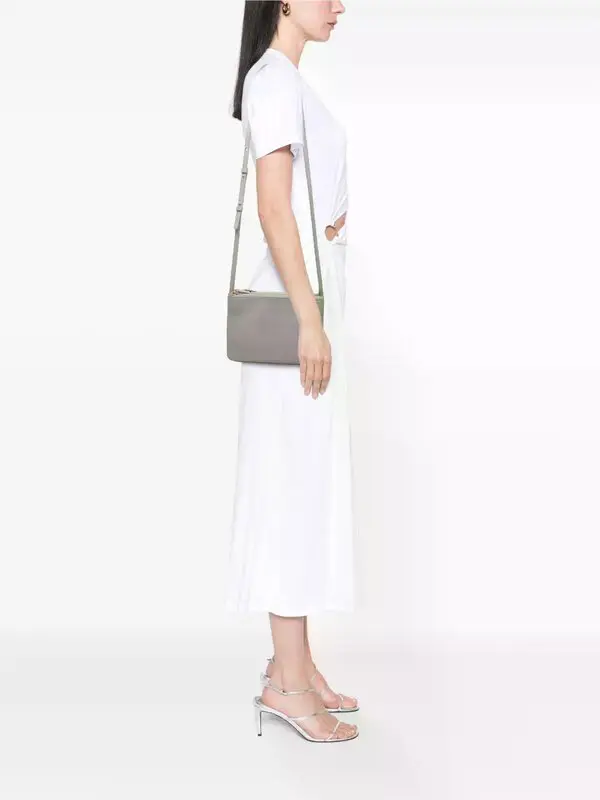 Celine 2017 Small Lambskin Trio Crossbody Bag - Grey