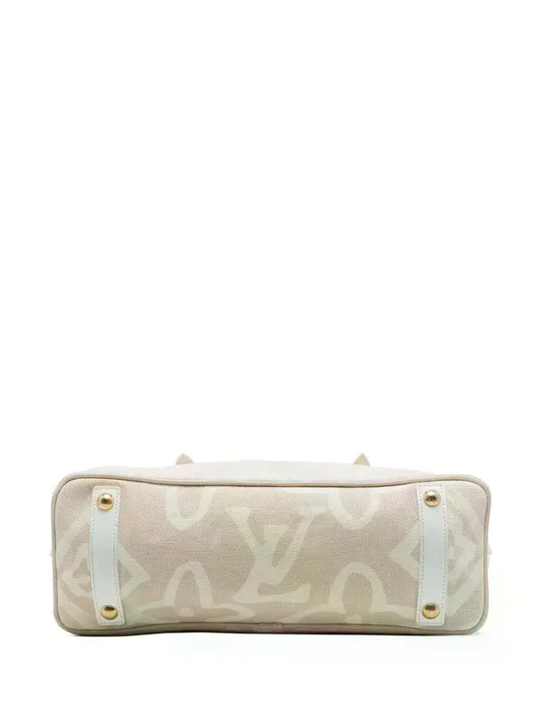 LOUIS VUITTON 2008 Monogram Tahitienne Cabas Pm Tote Bag - Neutrals