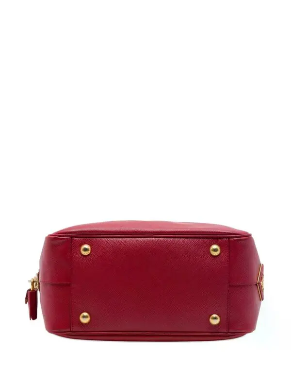 Prada Saffiano Leather Bauletto Satchel