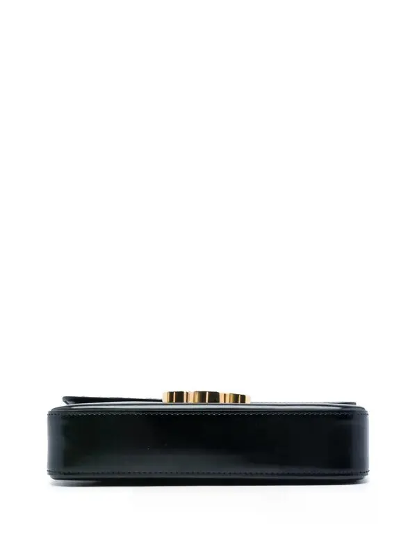 Celine Shiny Calfskin Triomphe Claude Shoulder Bag