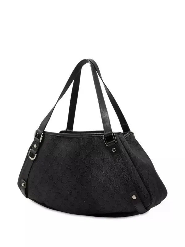 Gucci 2000-2015 Gg Denim Abbey D Ring Tote Bag