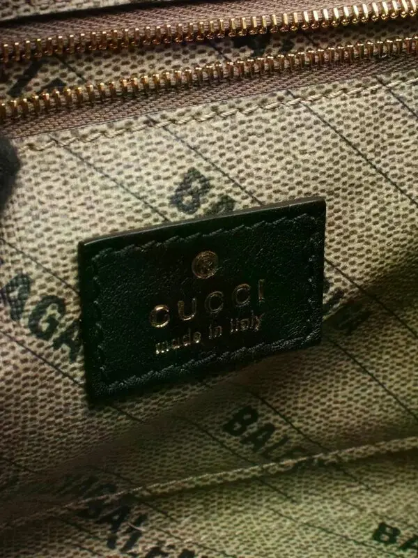 Gucci Gg Supreme Hourglass Satchel - Neutrals