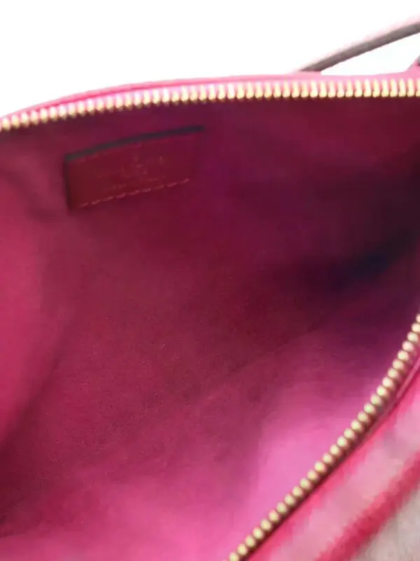 LOUIS VUITTON 2015 Monogram Empreinte Twice Crossbody Bag - Red