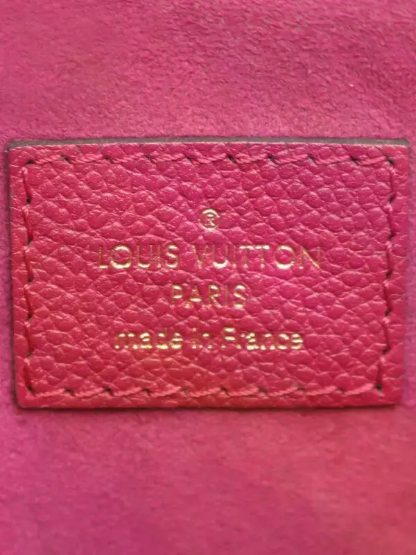 LOUIS VUITTON 2015 Monogram Empreinte Twice Crossbody Bag - Red