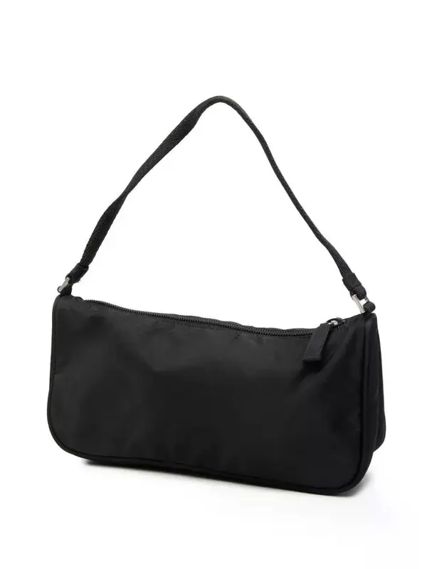 Prada 2000-2013 Tessuto Pochette Shoulder Bag - Black