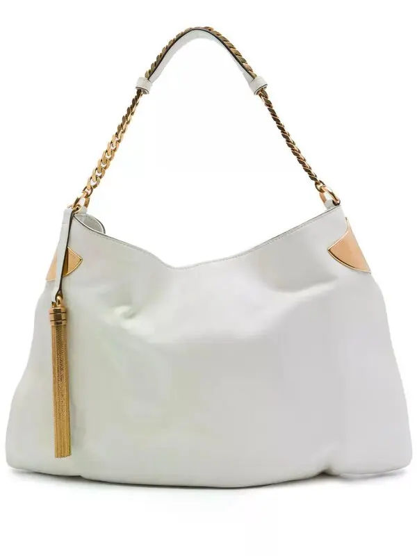 Gucci 2016-2026 Medium Leather 1970 Hobo Bag - White