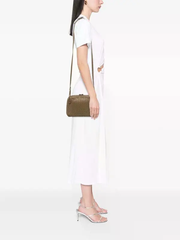Bottega Veneta Intrecciato Nodini Crossbody Bag
