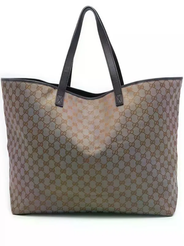 Gucci 2016-2026 Gg Canvas Tote Bag - Grey