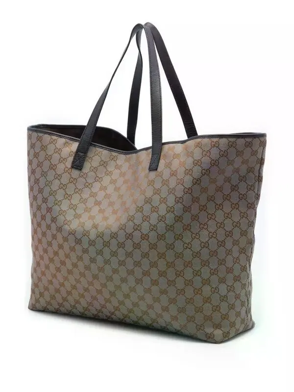 Gucci 2016-2026 Gg Canvas Tote Bag - Grey