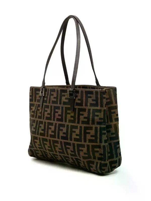Fendi 2000-2010 Zucca Canvas Tote Bag