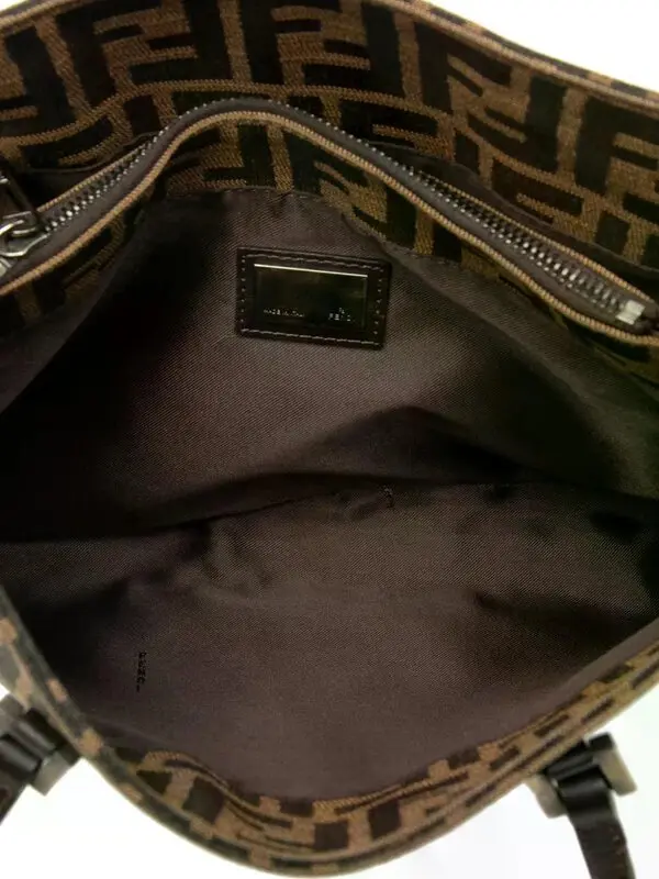 Fendi 2000-2010 Zucca Canvas Tote Bag