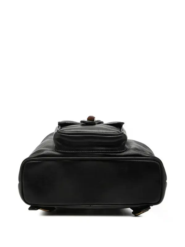 Gucci 20th Century Calfskin Bamboo Backpack