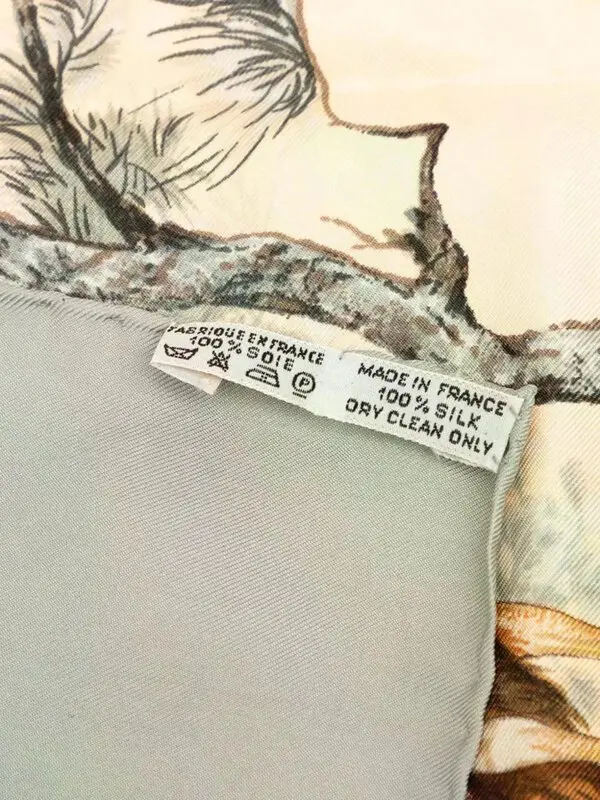 Hermès 1988 Halte En Camargue Silk Scarf 90 Scarves