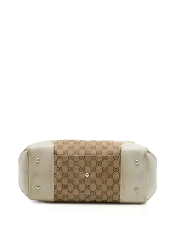 Gucci Gg Canvas Web Mayfair Tote Bag