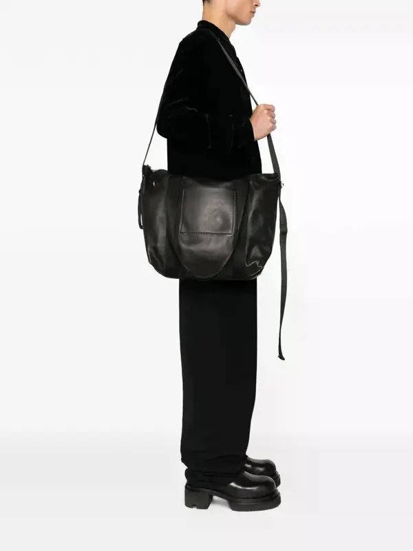 Rick Owens Leather Tote Bag - Black