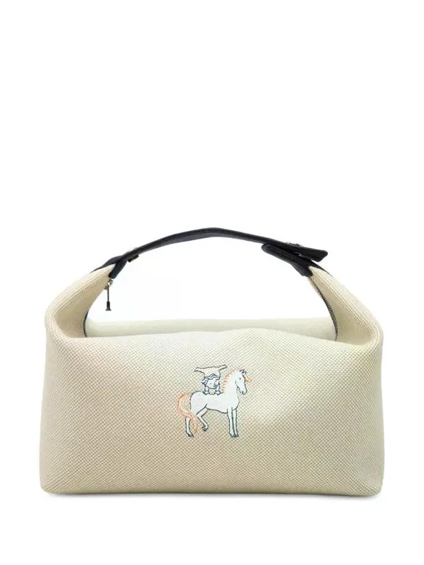 Hermès 2020-2026 Large Toile Bride A Brac Cabriole Case Vanity Bag