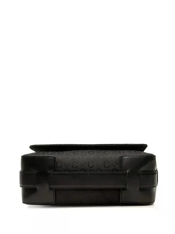 Celine 20th Century C Macadam Canvas Shoulder Bag