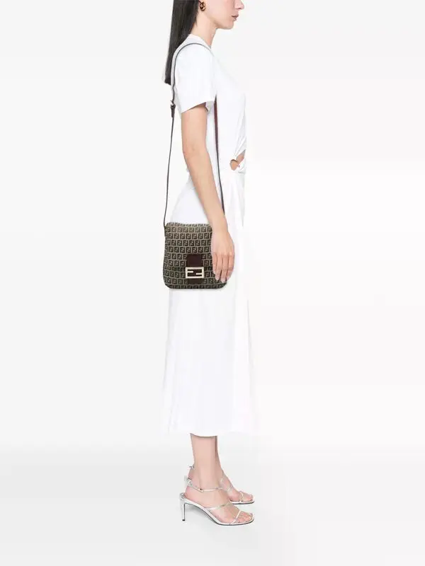 Fendi Zucchino Canvas Crossbody Bag