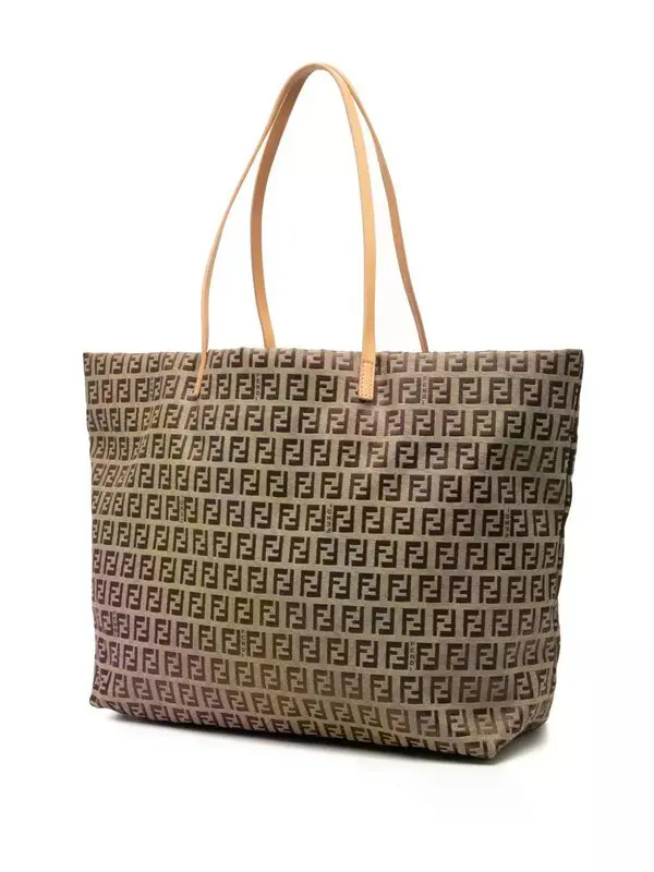 Fendi Zucchino Canvas Tote Bag