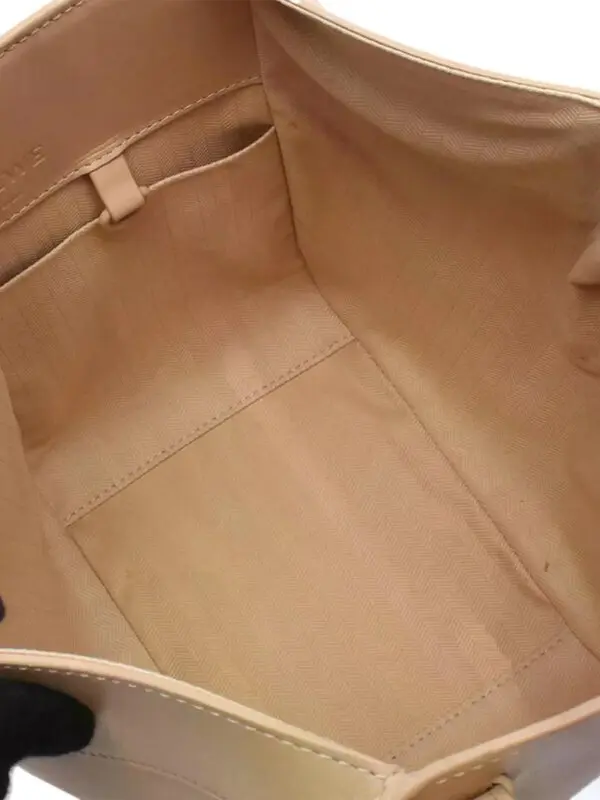 Loewe 2010-2026 Soft Grained Calfskin Compact Hammock Bag Satchel - Neutrals