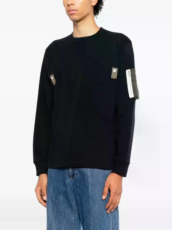 Sacai Utility-pocket Long-sleeve T-shirt