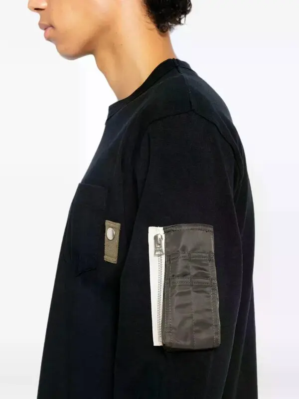 Sacai Utility-pocket Long-sleeve T-shirt