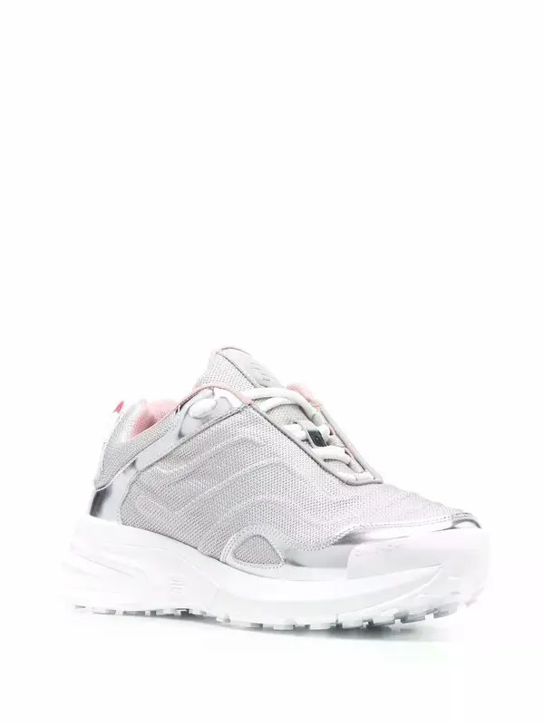 Givenchy Metallic-effect Leather Sneakers