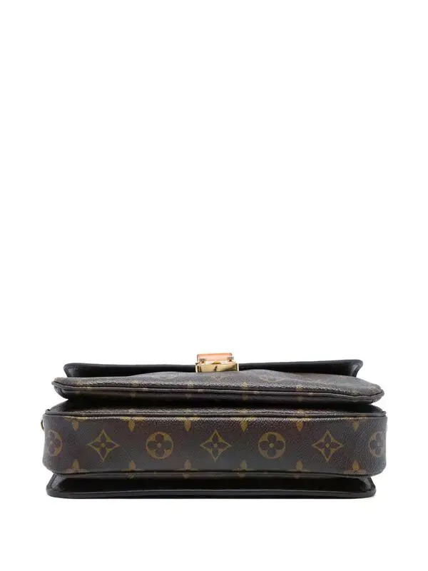 LOUIS VUITTON 2016 Monogram Pochette Metis Satchel - Brown