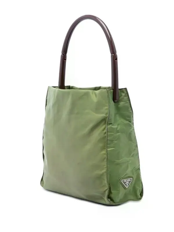 Prada 2000-2013 Tessuto Enamel Top Handle Bag Handbag