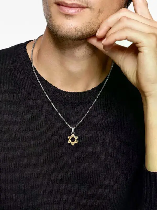 David Yurman Deco Star Of David Pendant