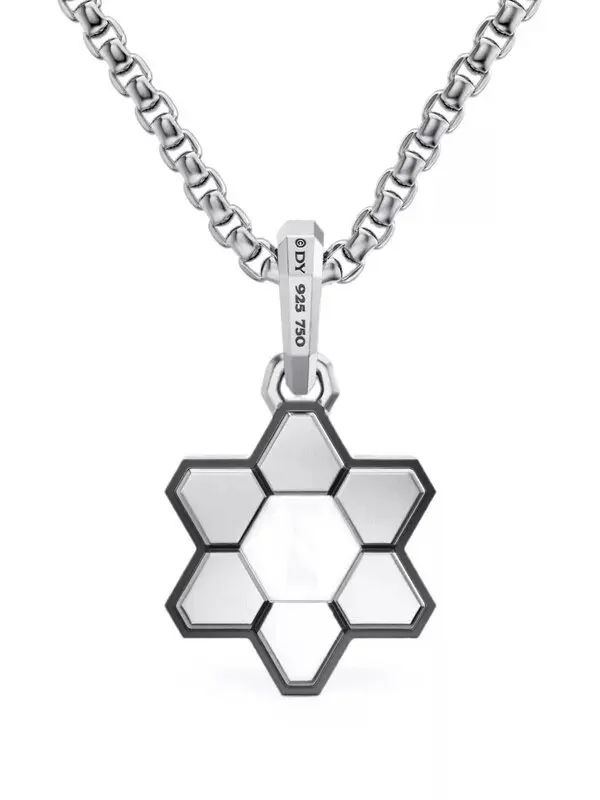 David Yurman Deco Star Of David Pendant