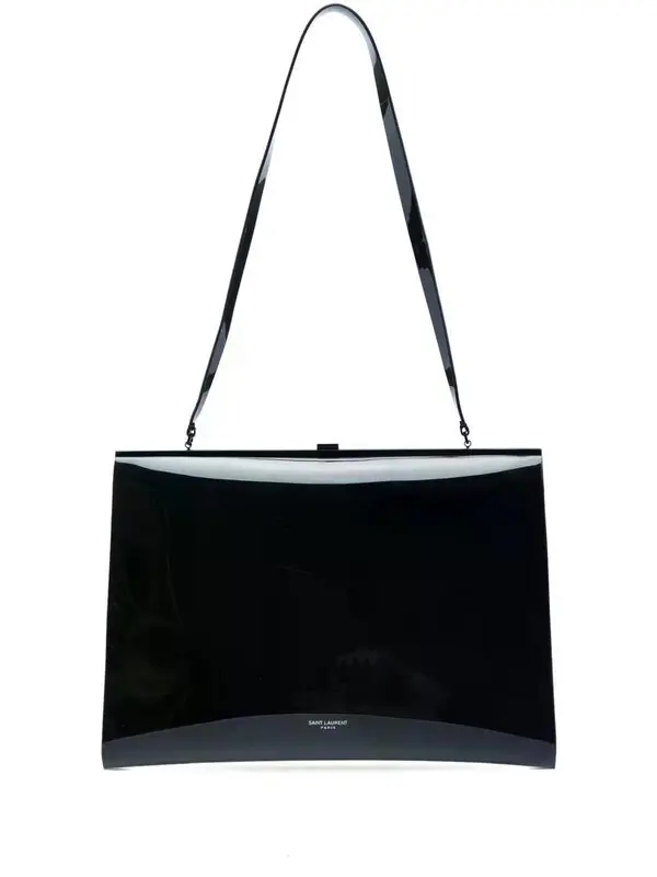 Saint Laurent Vinyl Le Anne Marie Shoulder Bag