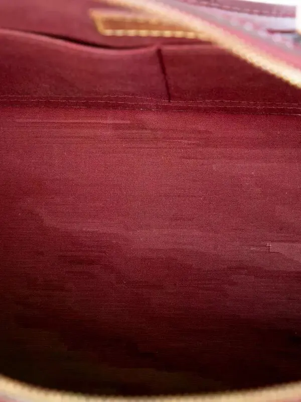 LOUIS VUITTON 2015 Monogram Vernis Alma Pm Handbag - Red