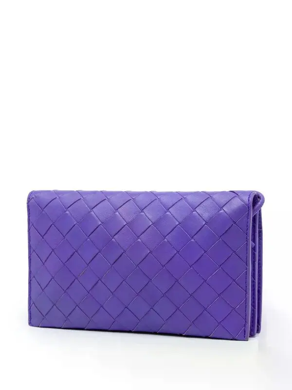 Bottega Veneta Nappa Intrecciato Wallet On Strap Crossbody Bag