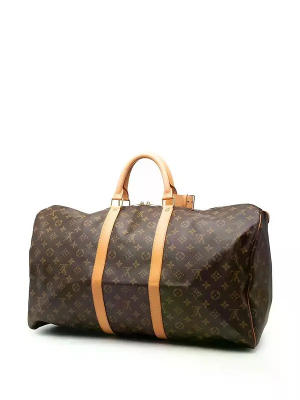 LOUIS VUITTON 2003 Monogram Keepall 55 Travel Bag