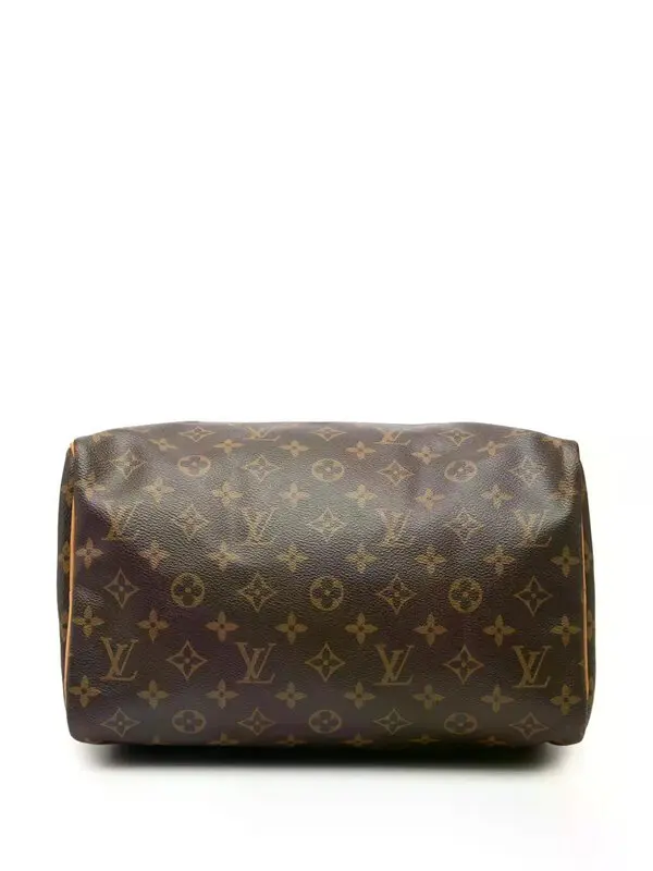 LOUIS VUITTON 2005 Monogram Speedy 30 Boston Bag - Brown