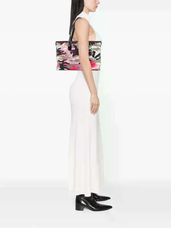 Dior Canvas Camouflage Tote Bag