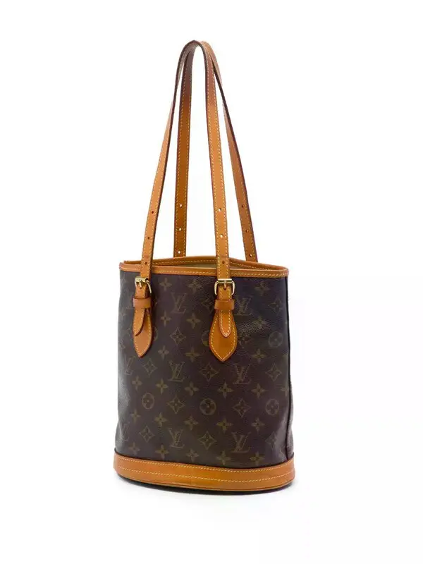 LOUIS VUITTON 1997 Monogram Petit Bucket Bag