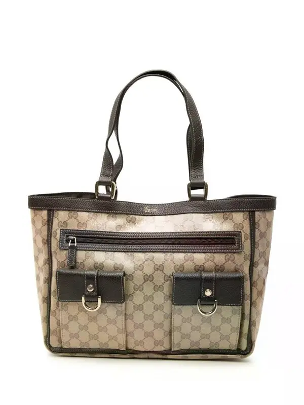 Gucci 2000-2015 Gg Crystal Abbey D Ring Tote Bag