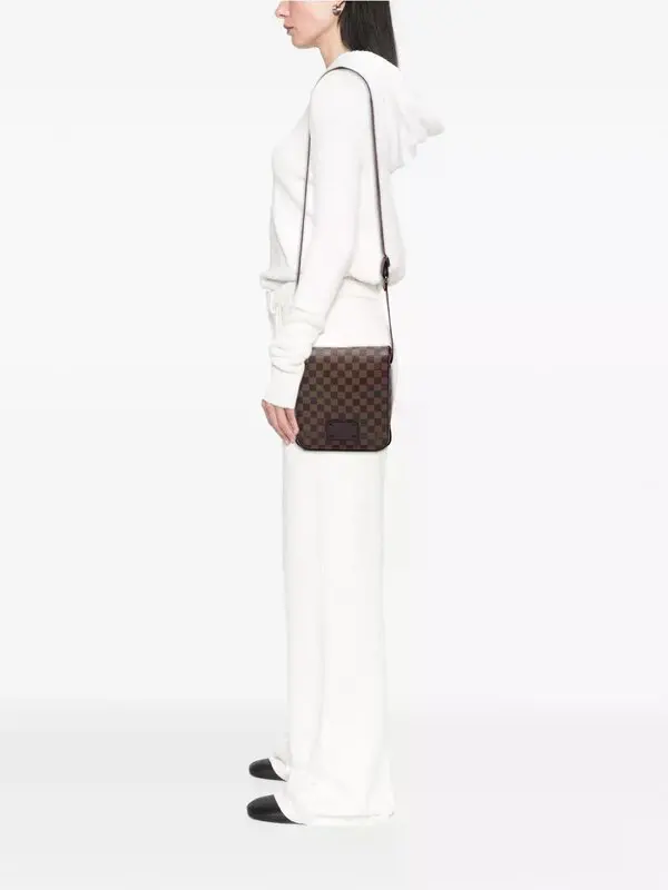 LOUIS VUITTON 2009 Damier Ebene Brooklyn Pm Bag