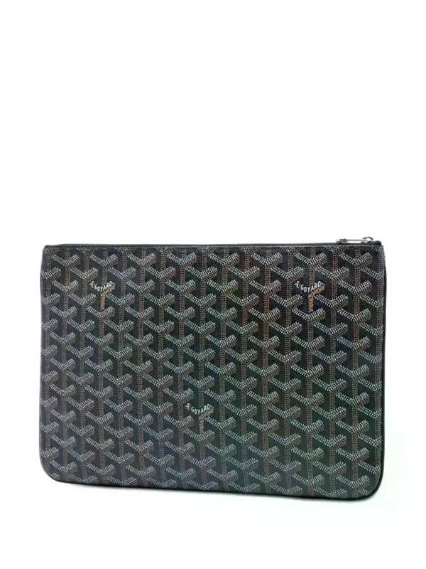 Goyard 2017 Goyardine Senat Mm Clutch Bag - Black