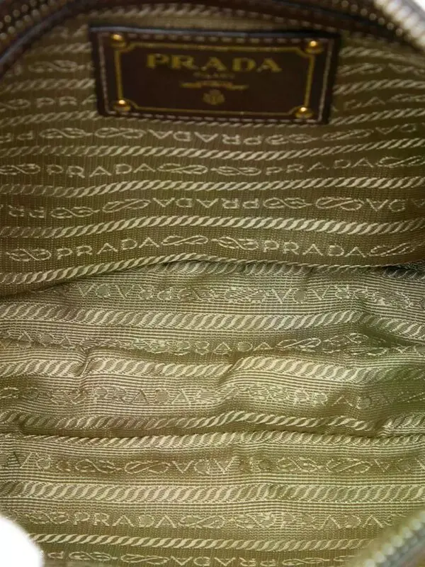 Prada Canvas Canapa Logo Crossbody Bag
