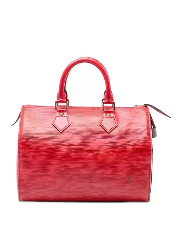 LOUIS VUITTON Epi Speedy 25 Boston Bag - Red