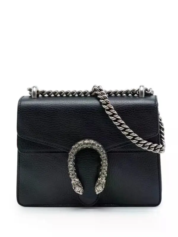 Gucci 2016-2026 Small Calfskin Dionysus Crossbody Bag - Black