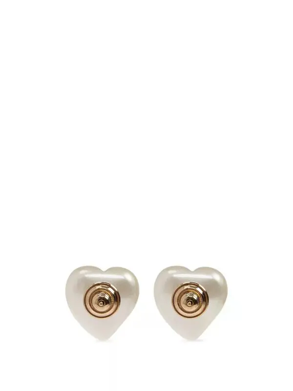 Valentino Garavani Vlogo Heart Stud Earrings