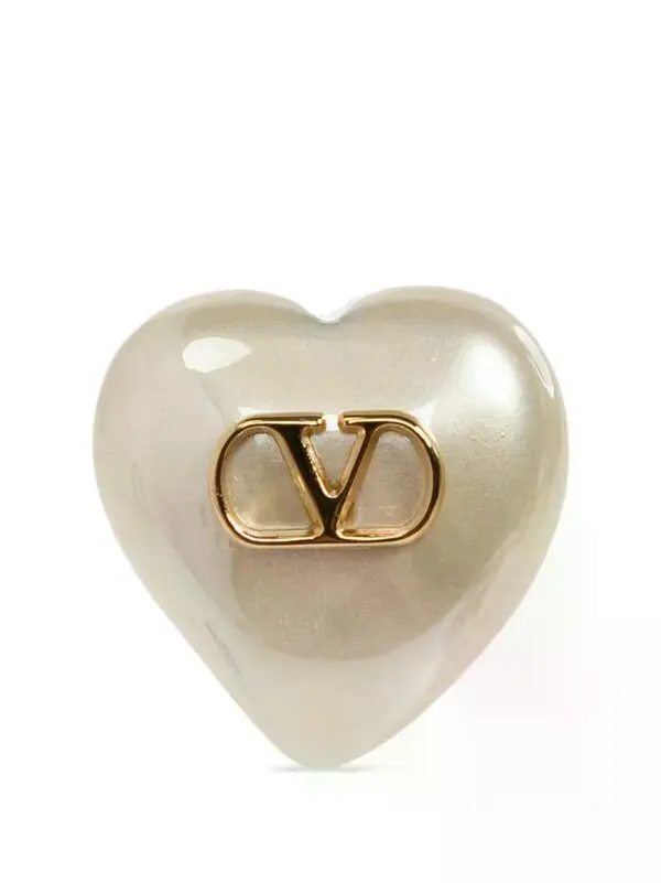 Valentino Garavani Vlogo Heart Stud Earrings