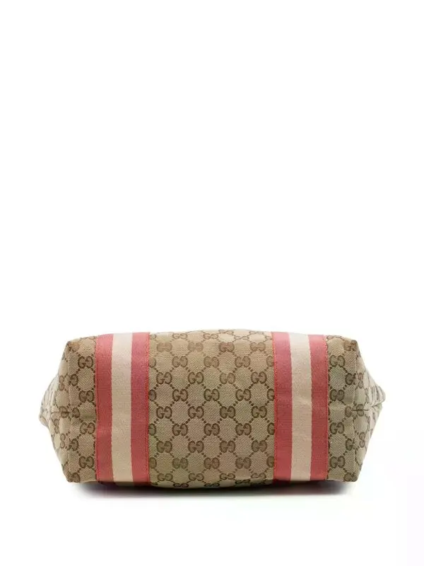Gucci Gg Canvas Web Jolie Tote Bag