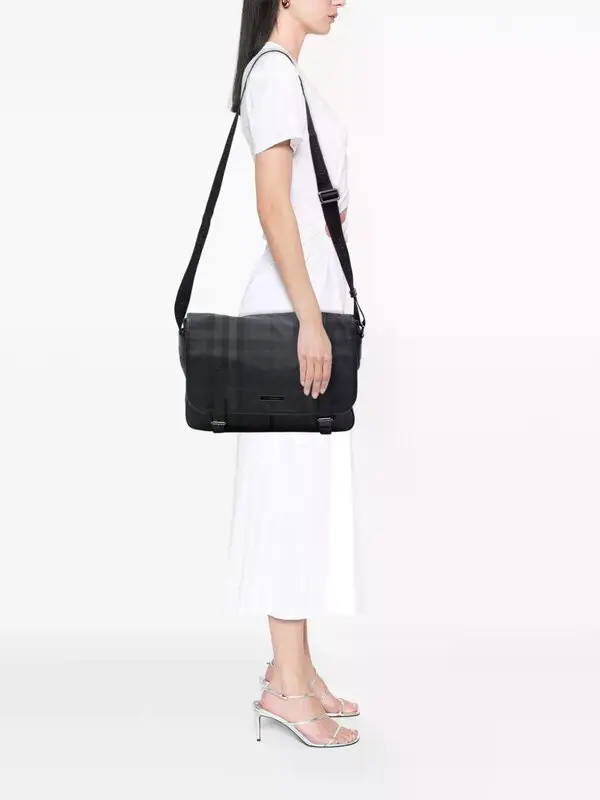 Burberry Smoke Check Nylon Messenger Bag